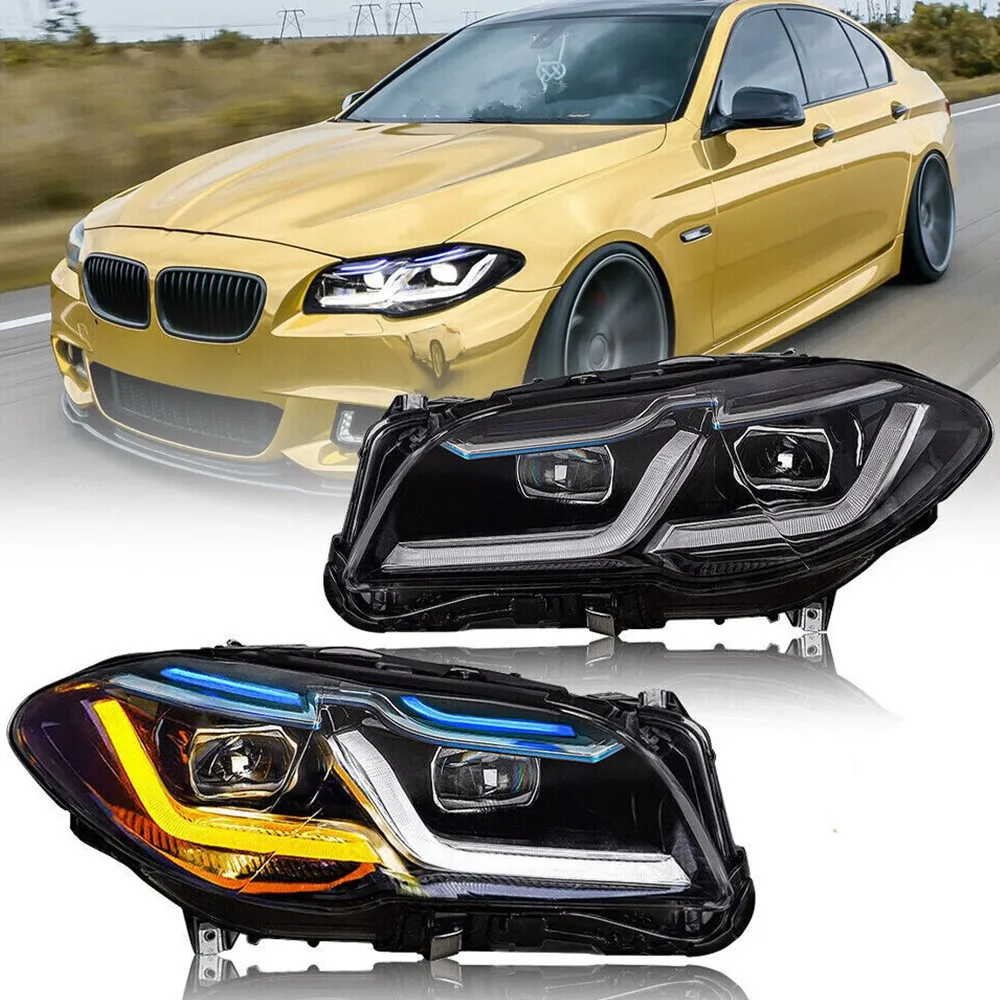 Full LED Head lights For BMW F10 F18 2011-2017 520 523 525 535 530 5 ...