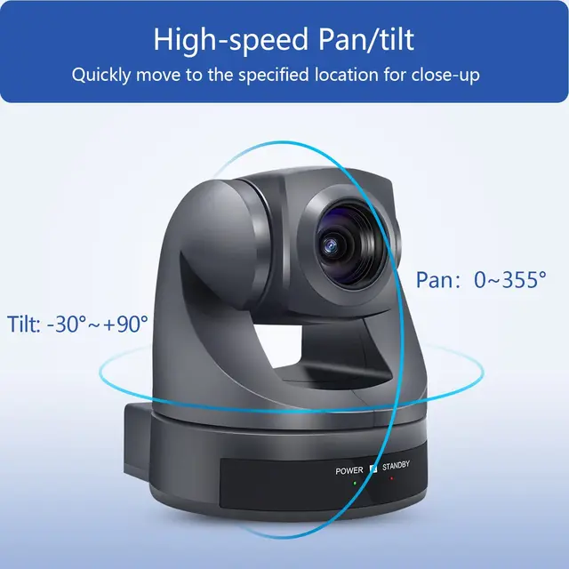 Conference Camera PTZ Video HD USB HDMI 3X 10X 20X For Educate Live ...