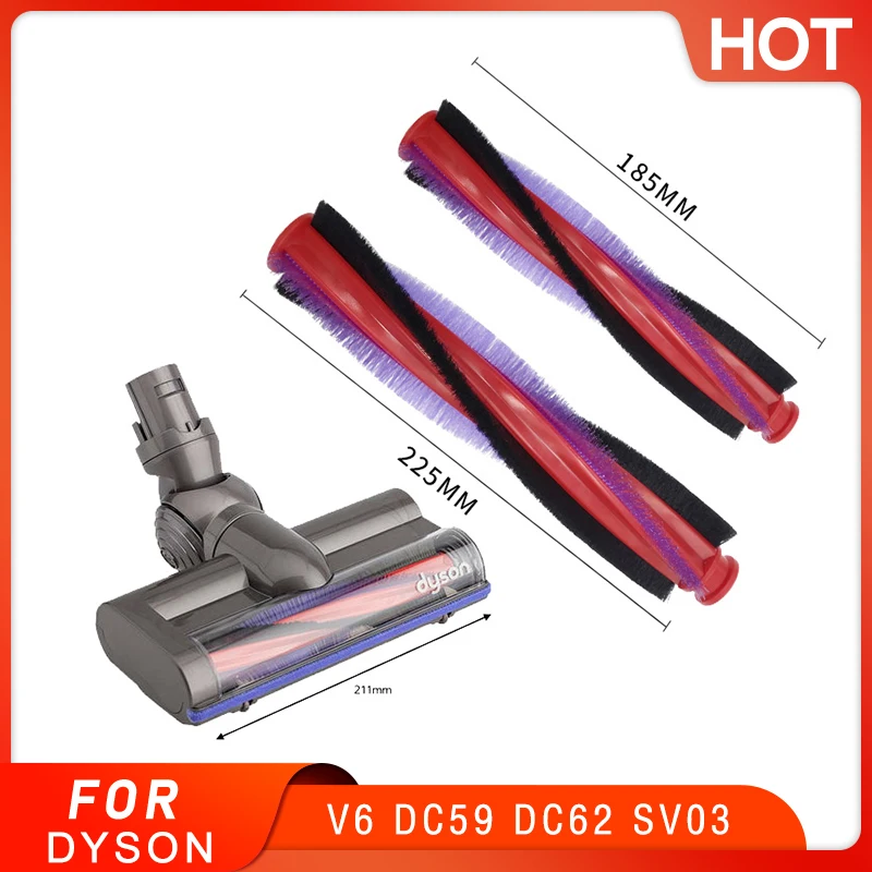 185mm-225mm-Brush-Bar-Roller-Bar-for-Dyson-V6-DC59-DC62-SV03-SV073 ...