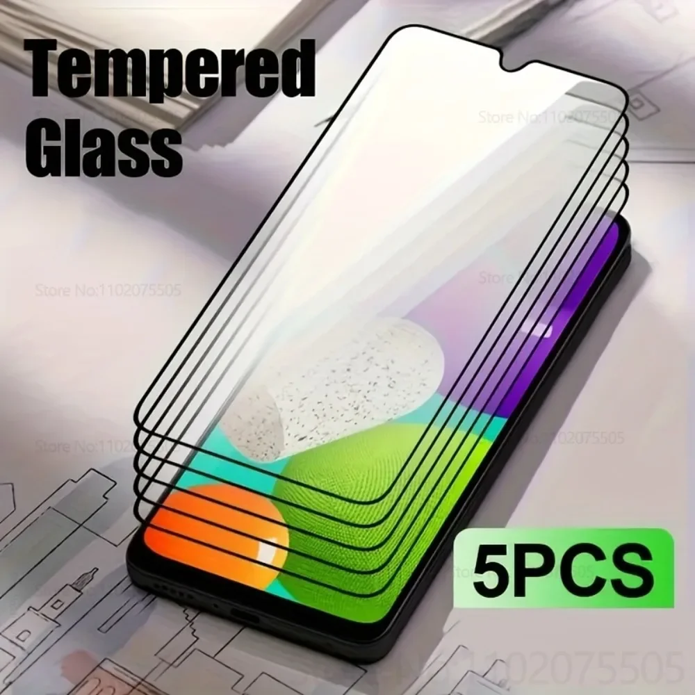 5Pcs Full Cover Screen Protector for Samsung Galaxy A36 A33 A34 A26 5G ...