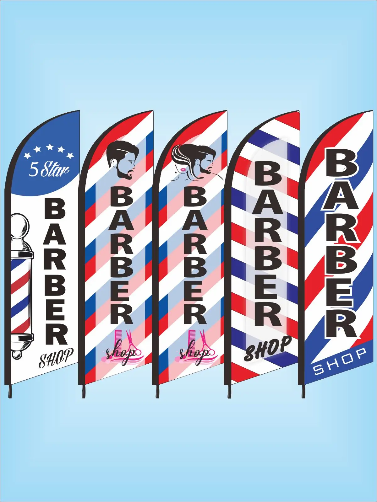 Barber Flags