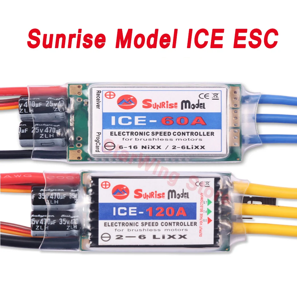 SunriseModel-ICE-2-6S-Helicopter-Airplane-Brushless-ESC-with-BEC-Output ...