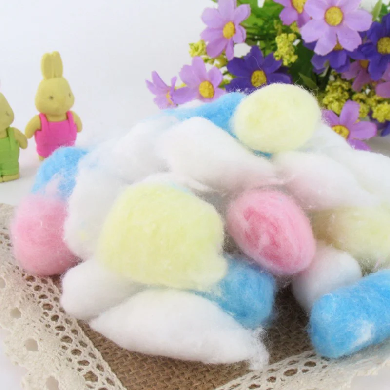 Coloured Cotton Balls
