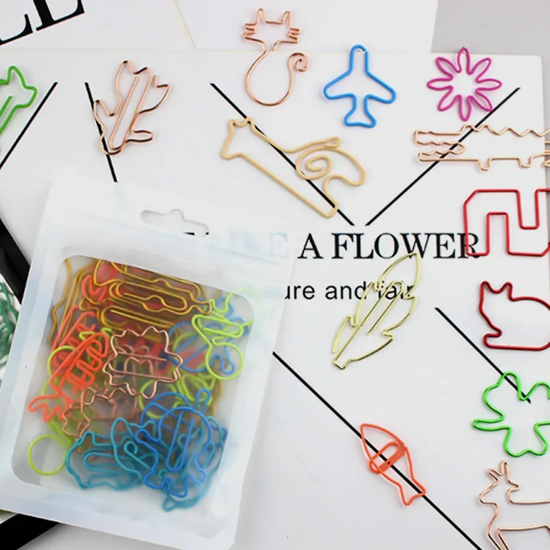 30-PCS-Kawaii-Paper-Clips-Bookmark-Stationery-Scrapbook-Gadget-School ...