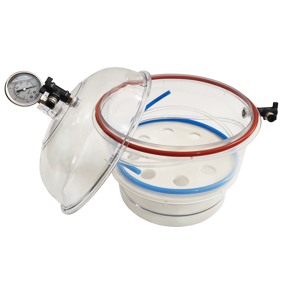 250MM-Polycarbonate-Plastic-Vacuum-Dryer-Laboratory-Dryer-Transparent ...