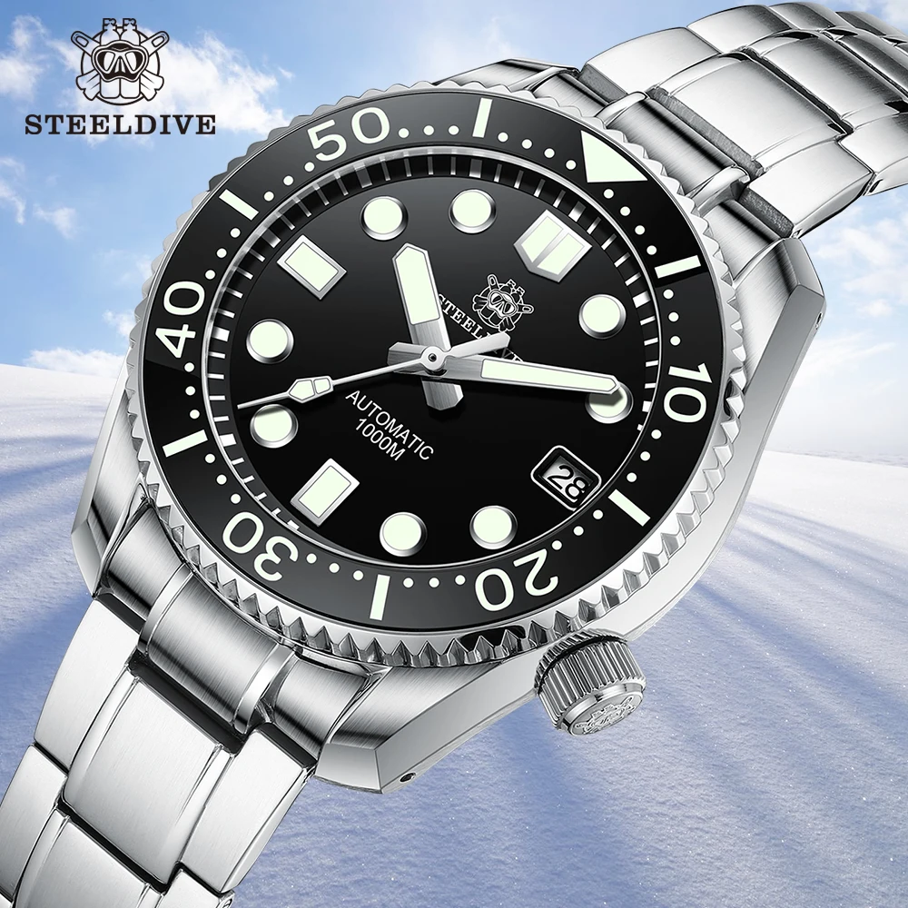 STEELDIVE Men Dive Watch MM300 NH35 Luxury Business Automatic ...