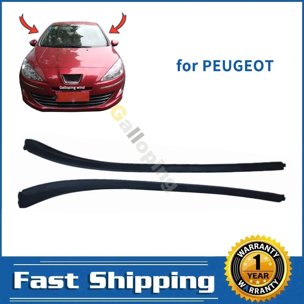 For-Peugeot-308-408-1-Pair-Left-and-Right-Windshield-Side-Pillar ...