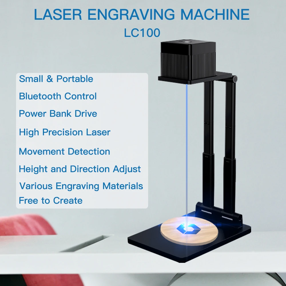 Mini Laser Engraving App Control Laser Engraving Machine Portable Diy ...