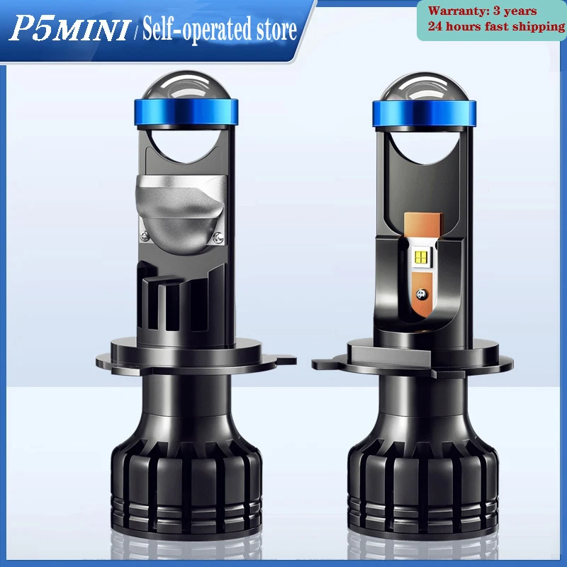 Super Mini Projector Lens 120W Automobiles Bulb Canbus Lamp H4 H7 LED ...