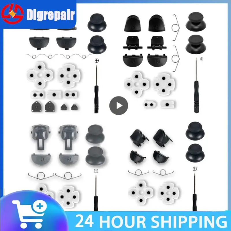 IVYUEENRubber-Conductive-Adhesive-Button-Pad-Keypads-for-Dualshock-5-4 ...