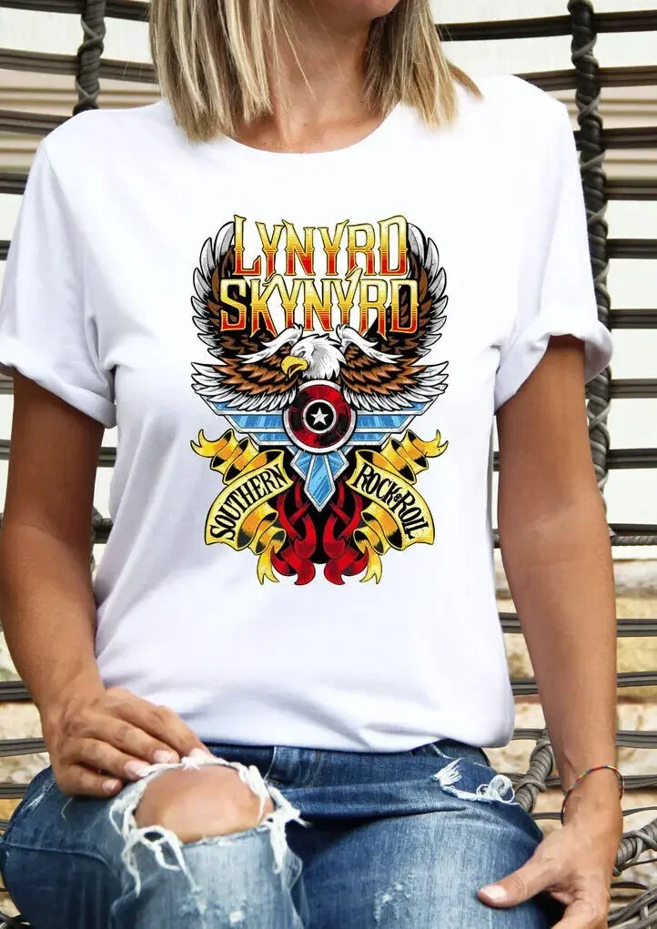 Lynyard-Skynyrd-Band-Rock-m-zik-beyaz-ti-rt-SA73562-uzun-veya-k-sa ...