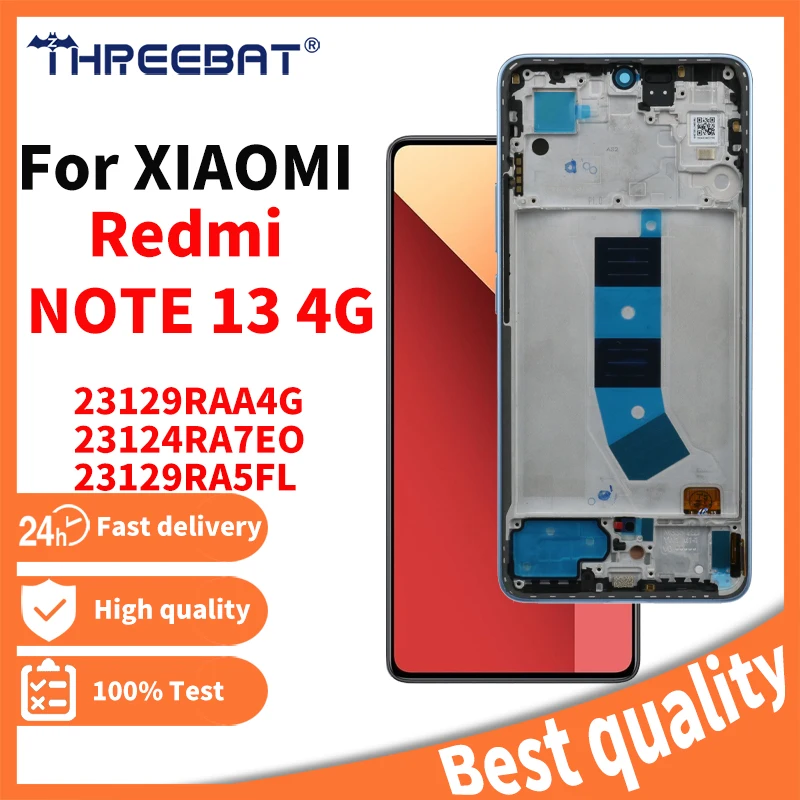 6.67'' AMOLED For Xiaomi Redmi Note 13 4G 23124RA7EO Note13 4G ...