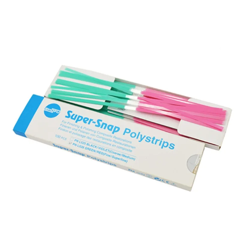 100PCS-BOX-SHOFU-Dental-Polishing-Stirps-Resin-Restoration-L526-Dental ...