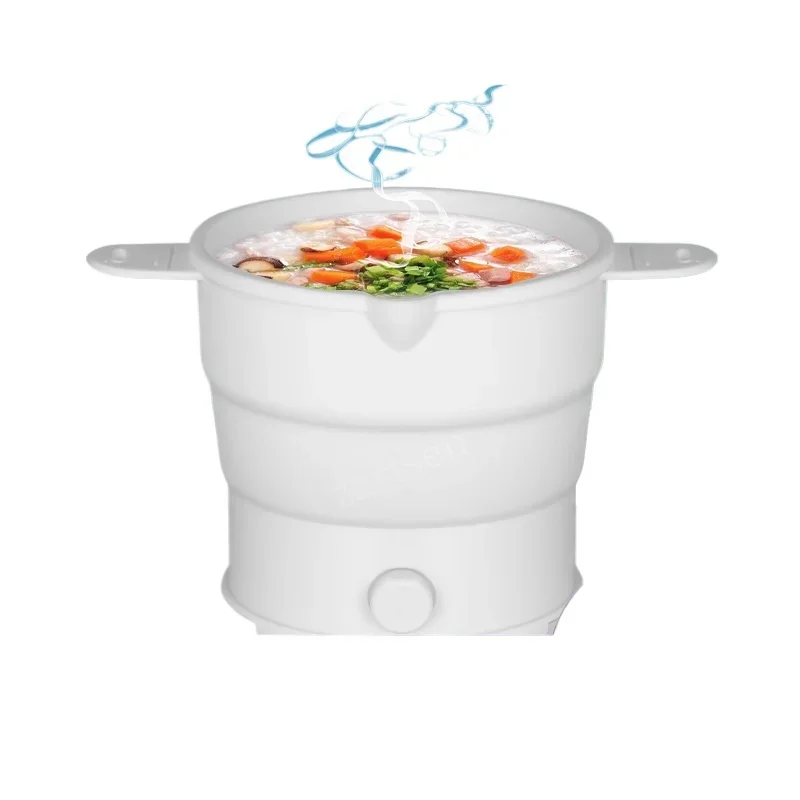 Foldable Electric Cooker 220V Mini Multifunction Hot Pot Food Steamer ...