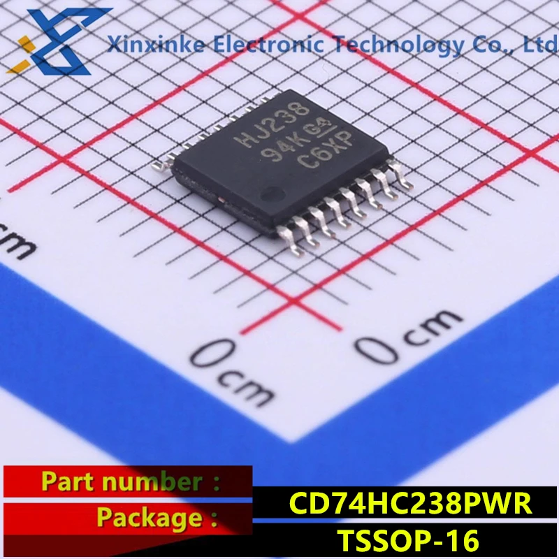 CD74HC238PWR-TSSOP-16-Silk-screen-HJ238-Encoder-decoder-multiplexer-and ...