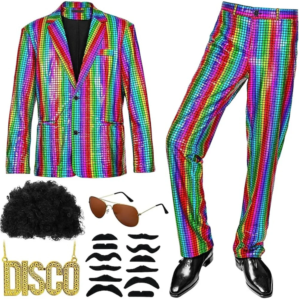 Retro-Vintage-1980s-Outfits-Party-Costume-Suits-Blazers-Disco-Men-s ...