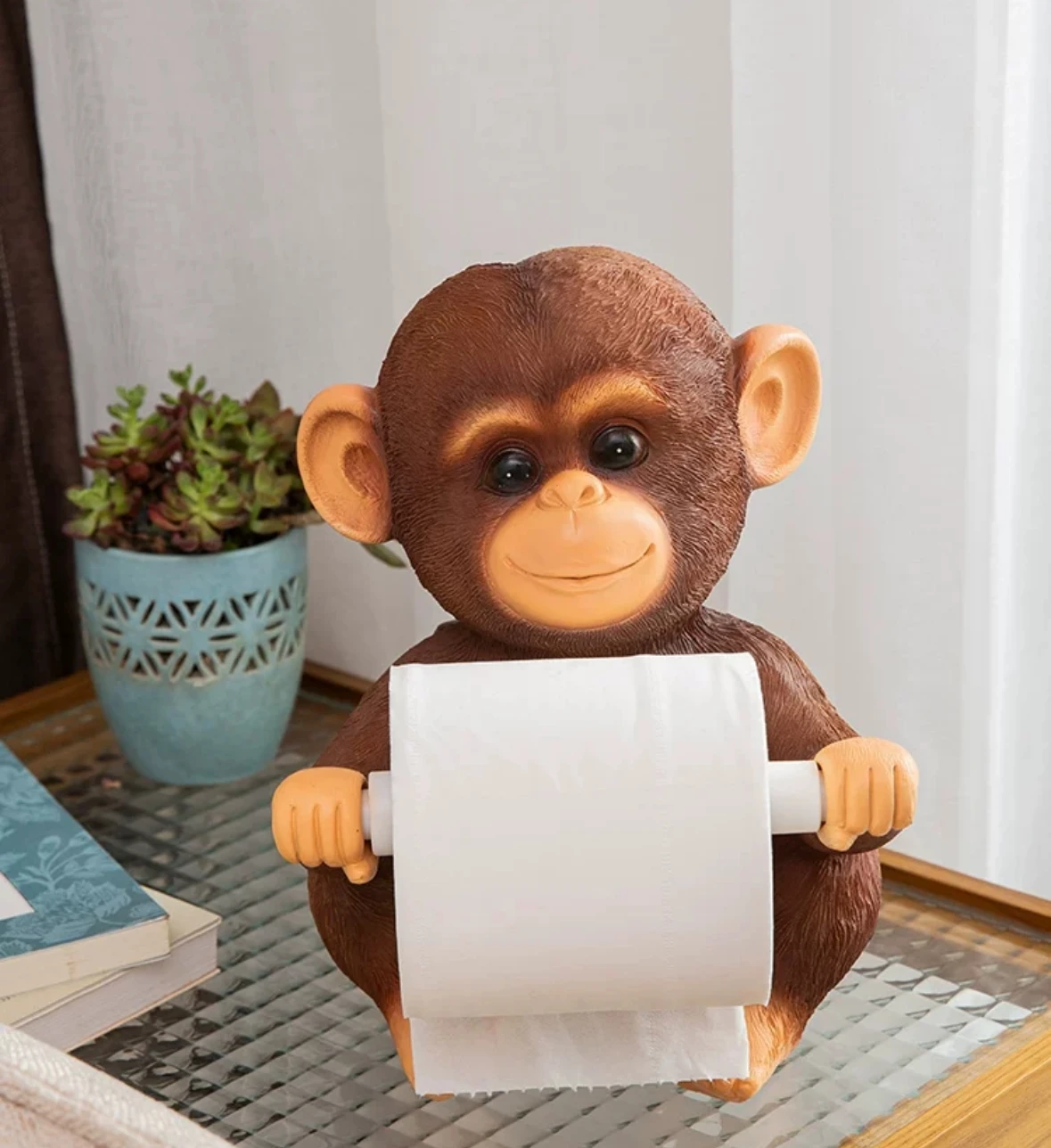 Animals Paper Towel Holder Desktop VerticalPaper Roll Holder Pig ...