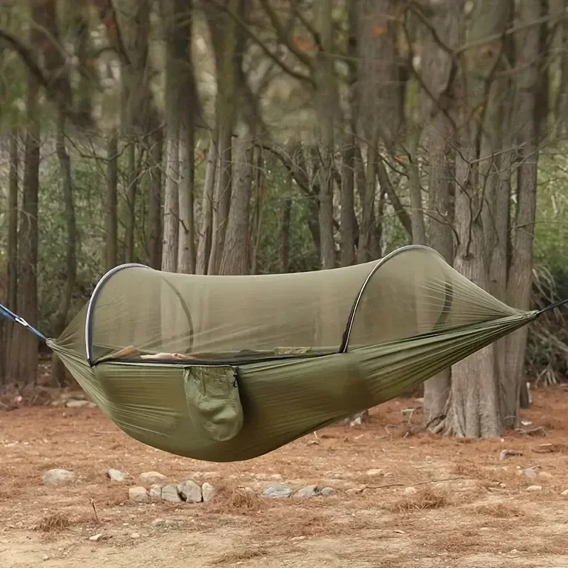 Hammock-Automatic-Quick-Opening-Mosquito-Net-Outdoor-Camping-Pole ...