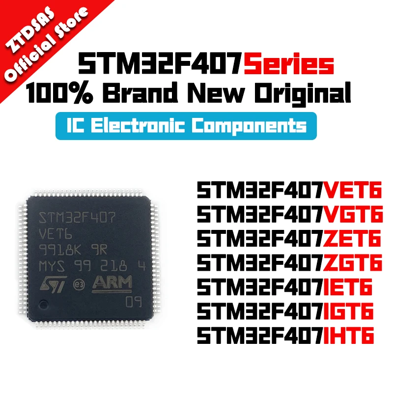 STM32F407-STM32F407VET6-STM32F407ZET6-STM32F407ZGT6-STM32F407IGT6-STM32F407IET6-STM32F407IHT6 ...