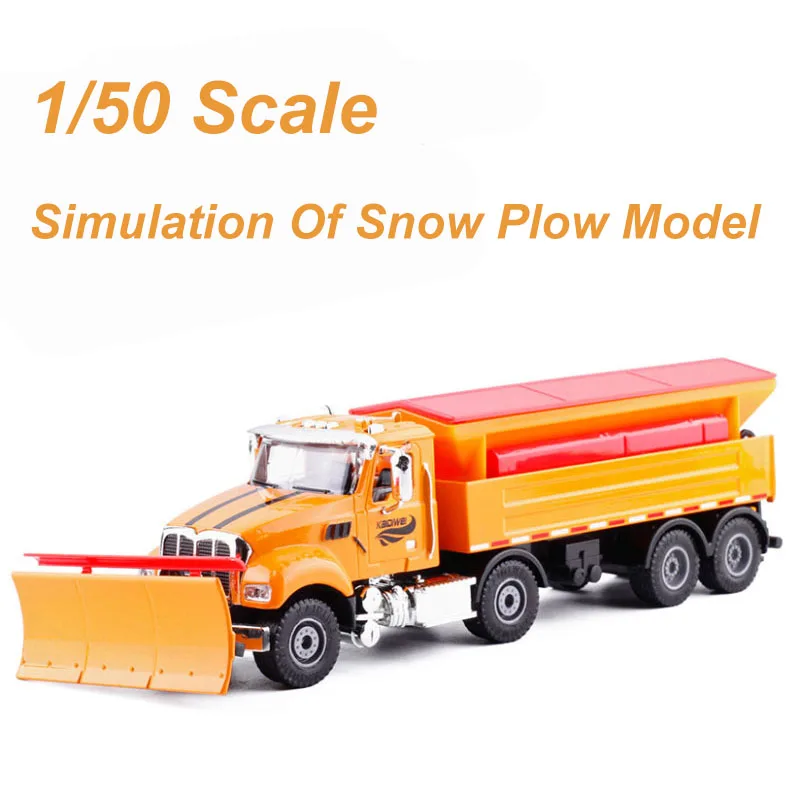 1/50 Scale Simulation Of Snow Plow Model Metal Alloy Diecas Toy ...