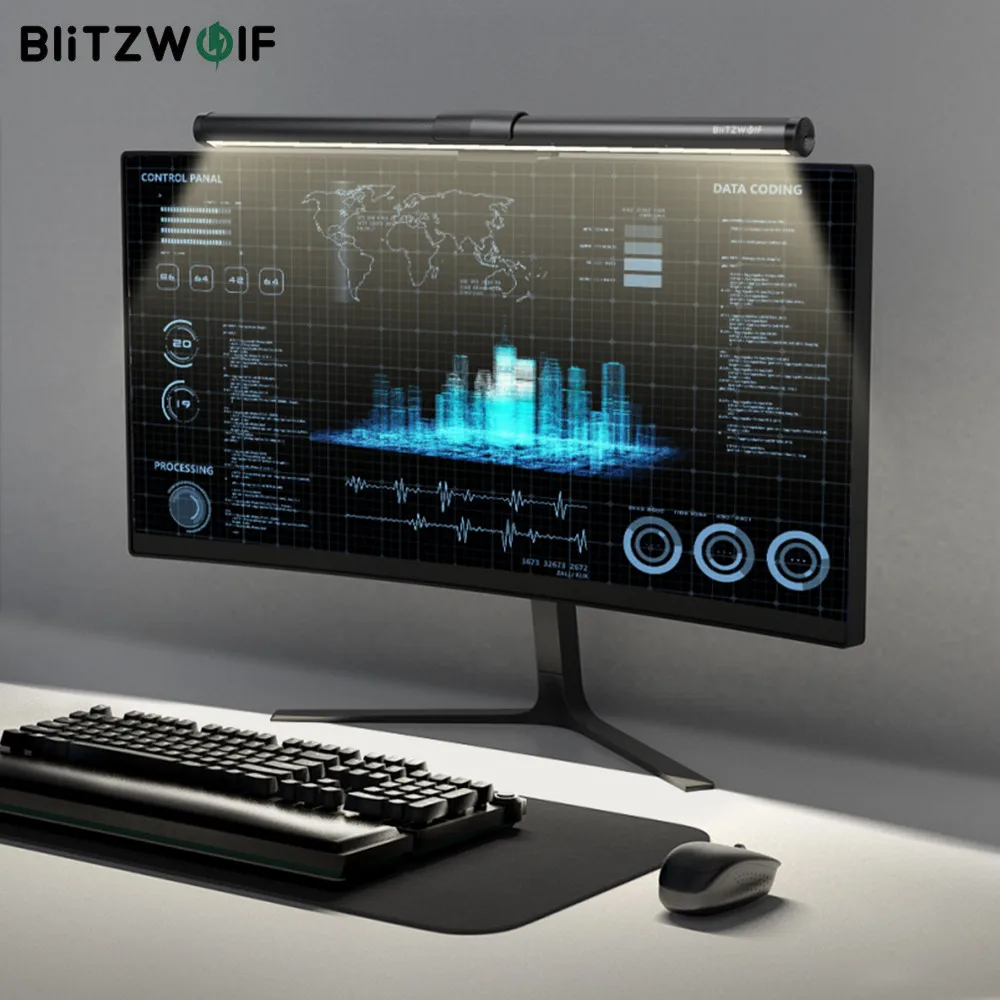 BlitzWolf-BW-CML2-Air-Monitor-Light-Bar-Eye-Protection-300-1000Lux ...