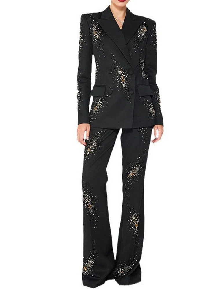 In the autumn of 2025, the new heavy industry beaded hot drilling suit ...