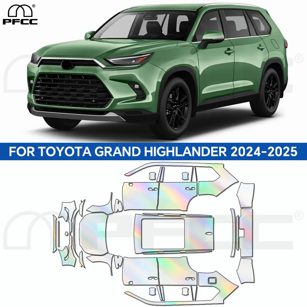 For Toyota Grand Highlander 2024 2025 Car Paint Protection Film PreCut ...