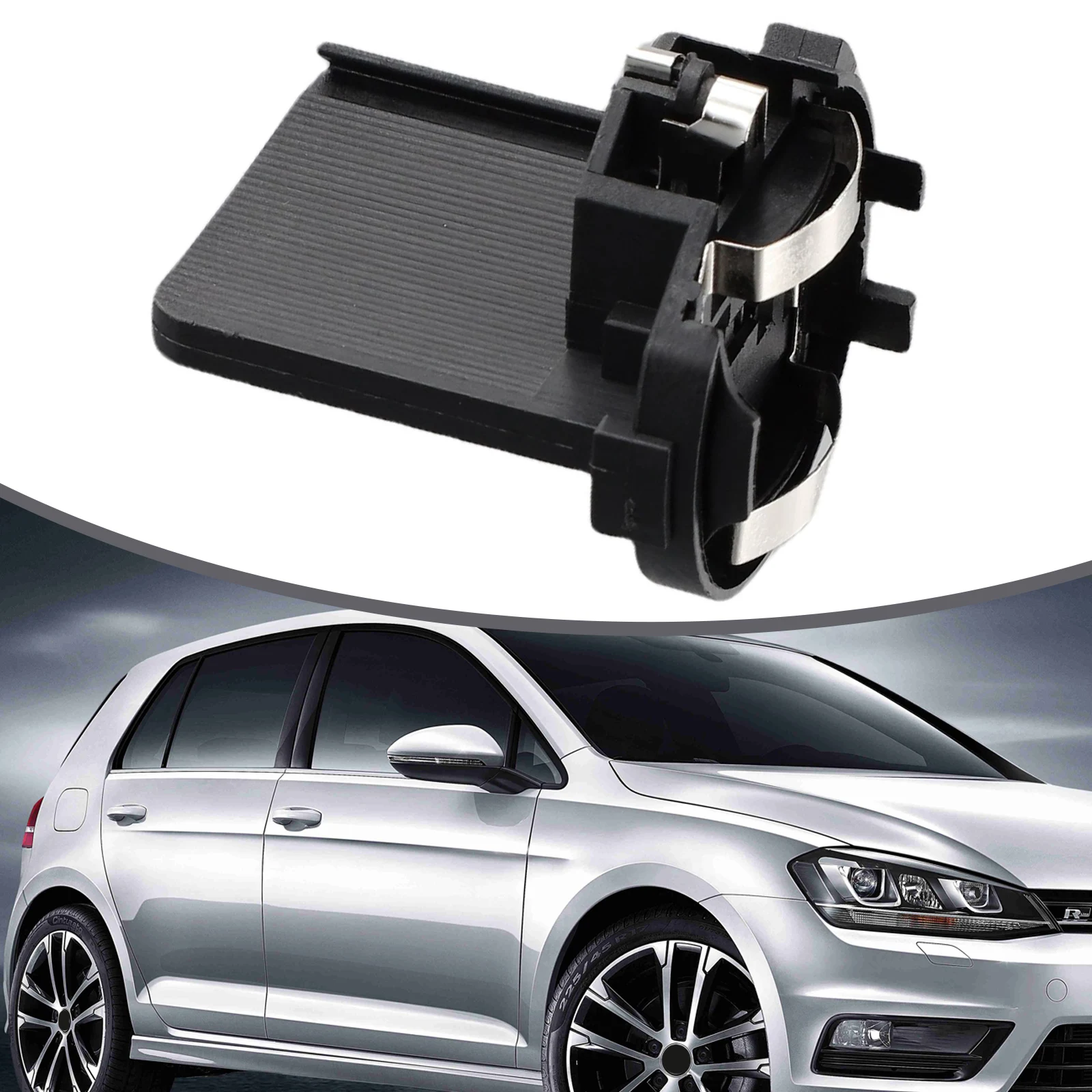 2x H7 Halogen Lamp Bracket Low Beam Headlight Bulb Adapter Holder For ...