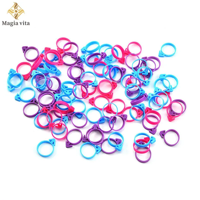 10 Pcs Silicone Icing Bag Ties Fixed Rings Diy Reusable Piping ...