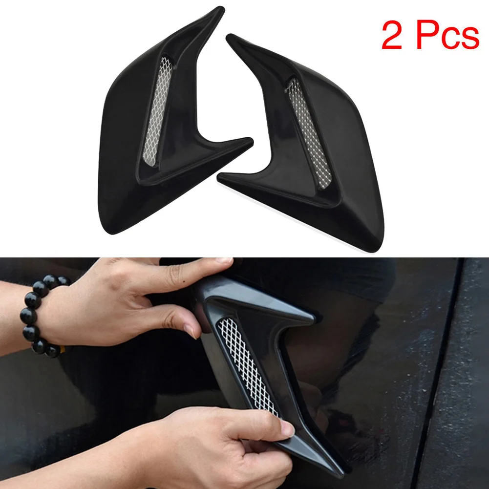 Car-Decorative-Cell-Air-Flow-Intake-Hood-Scoop-Bonnet-Vent-Sticker-Trim ...