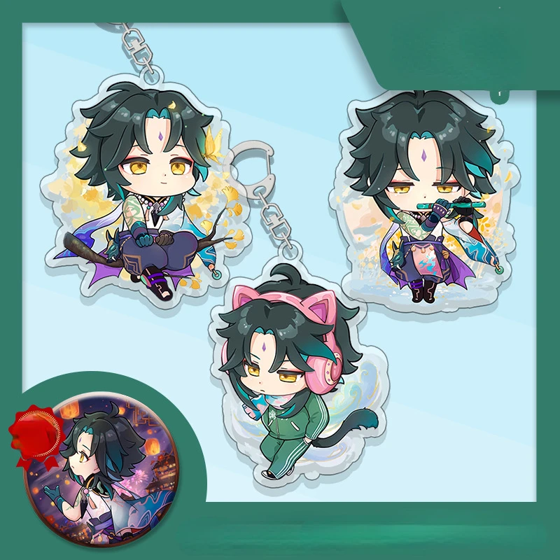 Keychains Genshin Impact Xiao | Anime Genshin Impact Keychain ...