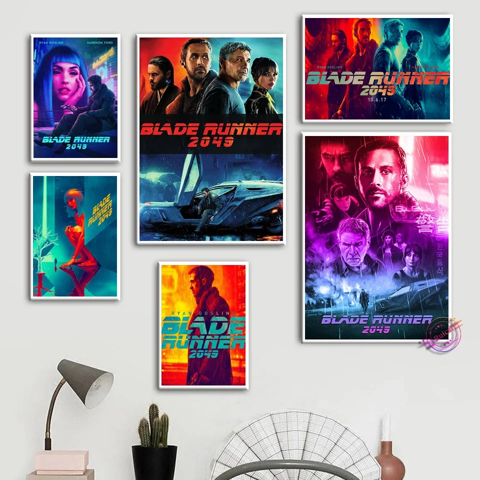 Blade Runner 2049 Movie Poster Film Modern Wall Art Canvas Painting ...