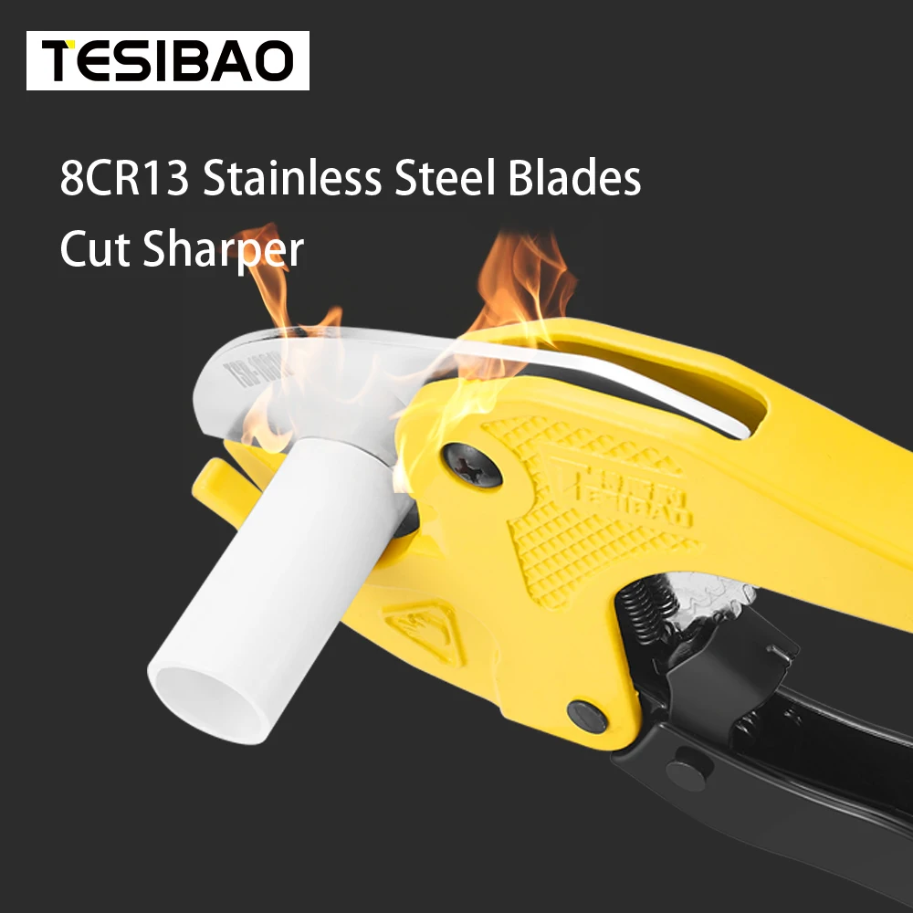 Tesibao Pipe Cutter Scissors 35mm 42mm Light Quick Cut PVC/PP R/PU/PE ...