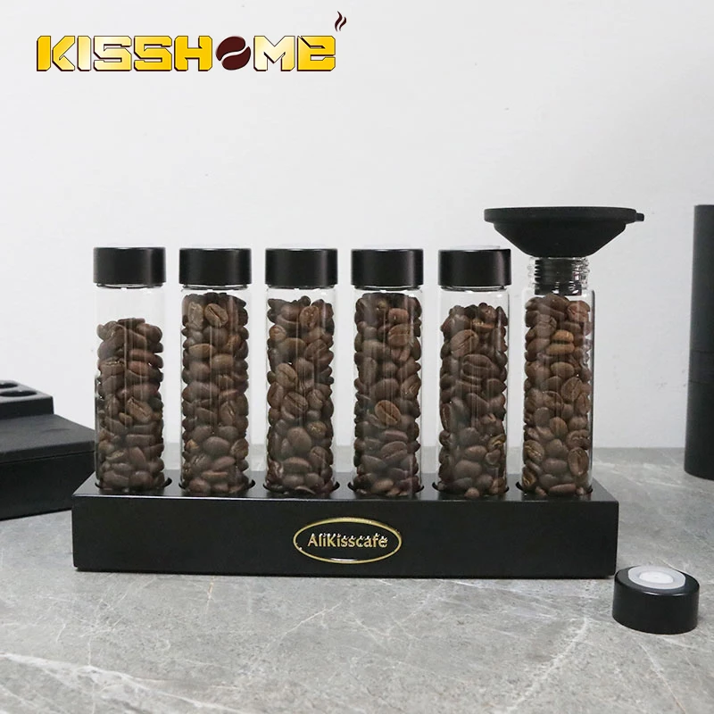 Coffee-Beans-Storage-Container-Glass-Tube-Bottle-With-Breathable-Lid ...