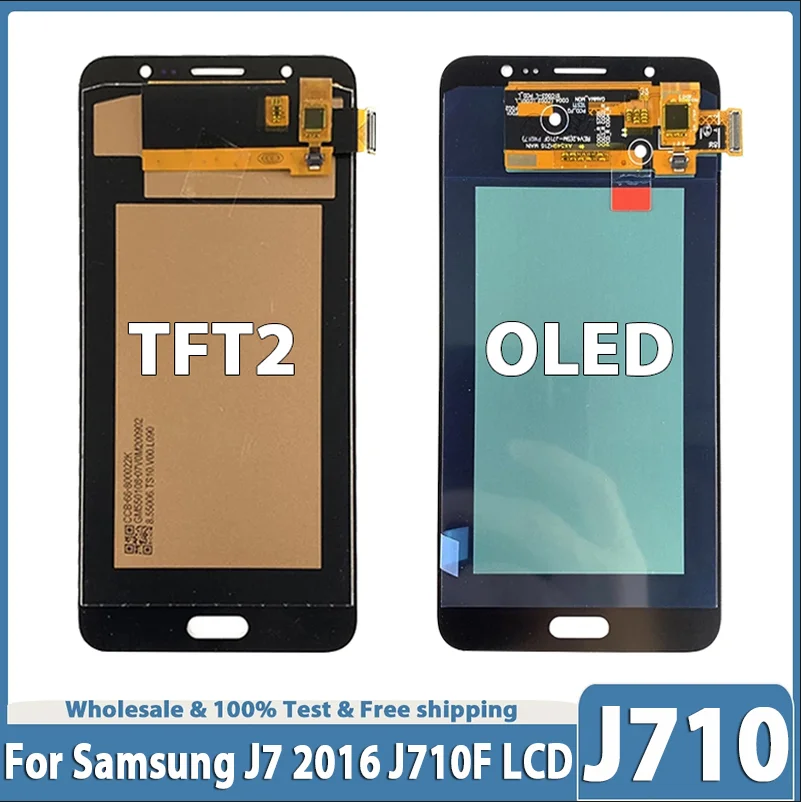 5.5‘’ OLED TFT2 Screen For Samsung Galaxy J7 2016 LCD J710 J710F J710FN J710M J710H LCD Display ...