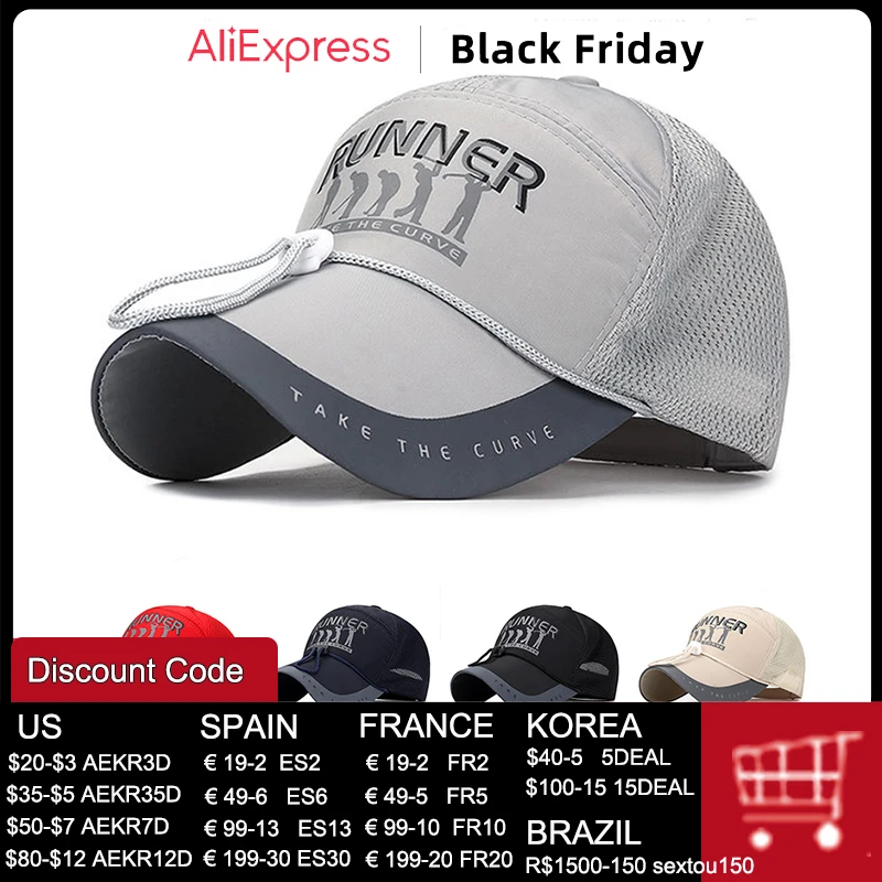 Summer Autumn Long-brimmed Caps Breathable Shading Windproof Cap ...