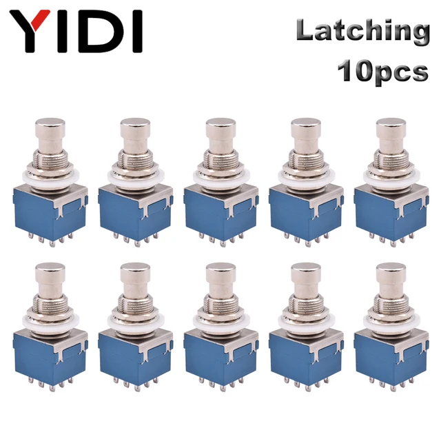 5Db 10Db 9 Pin Pinom Gomb 3Pdt Footswitch Elektromos Gitárhatás Pedál ...