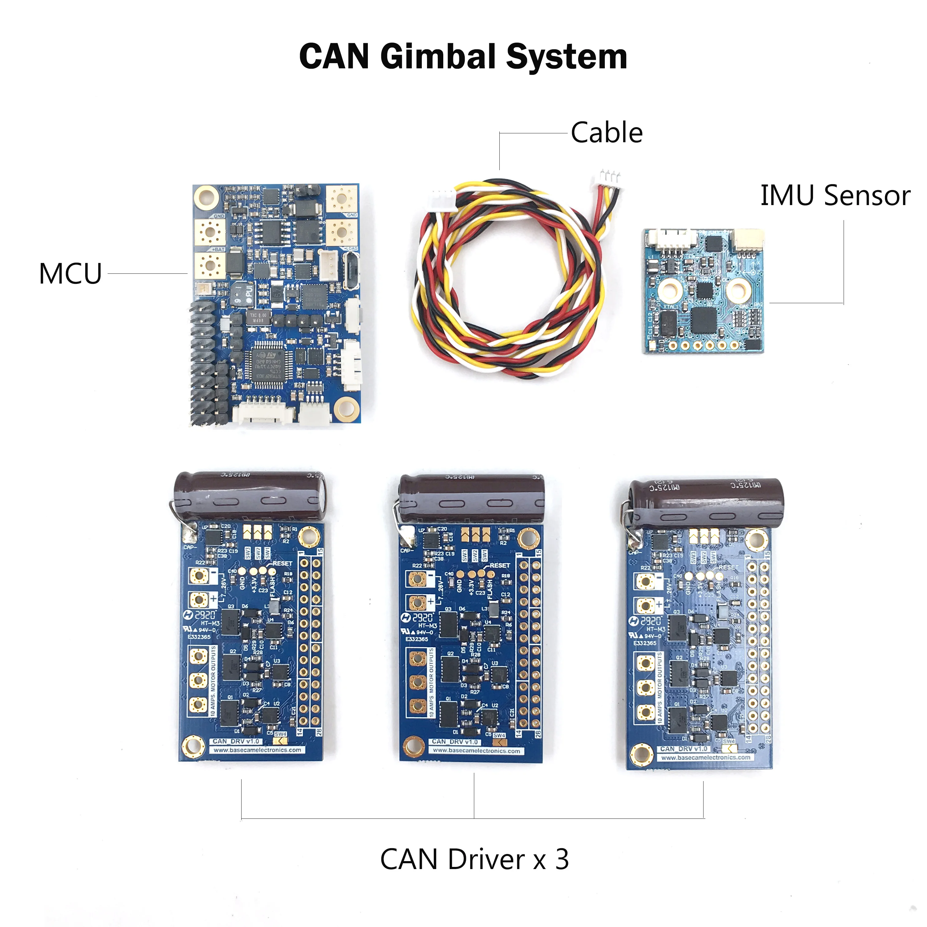 SteadyBaseCam-SimpleBGC-32-bit-CAN-Controller-System-with-MCU-IMU ...