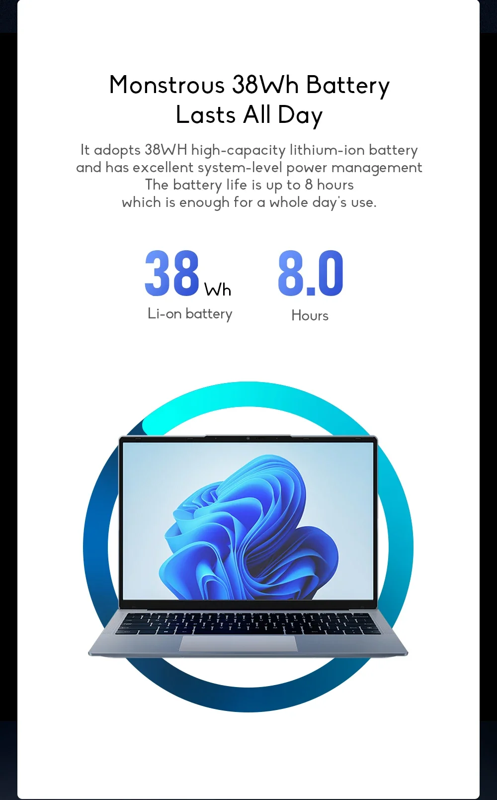 DERE R14 Laptop 14-inch Intel Celeron N4500 IPS Full HD 12GB RAM ...