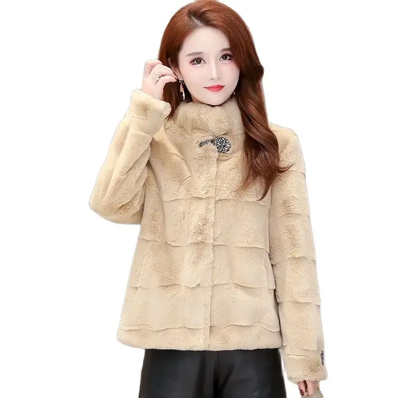 High-grade-Imitation-Mink-Coat-Female-2023-Winter-New-Fashion-Loose-One ...