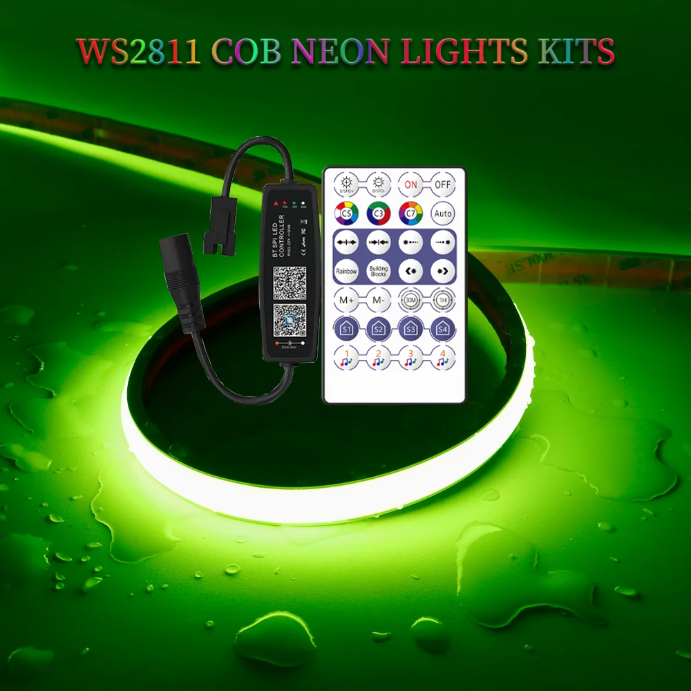 24V-WS2811-LED-Neon-Strip-Individually-Addressable-Silicone-tube-lamp ...