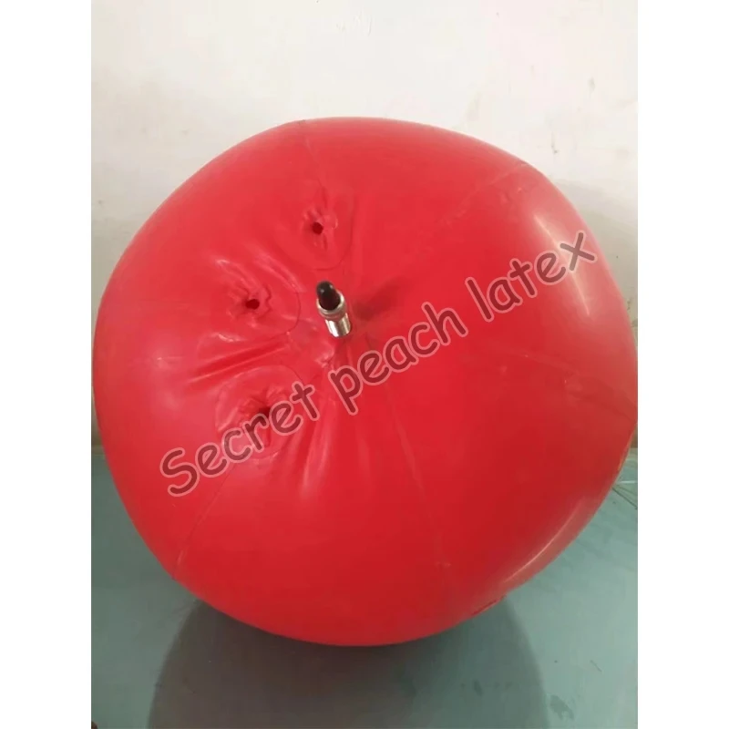 Latex Hood Inflatable With Back Zipper Rubber Hood Cosplay Mask ...
