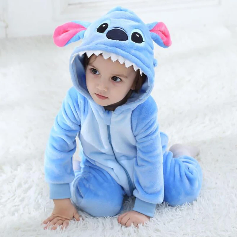 Mono-azul-con-capucha-para-beb-y-ni-a-peleles-infantiles-para-reci-n ...
