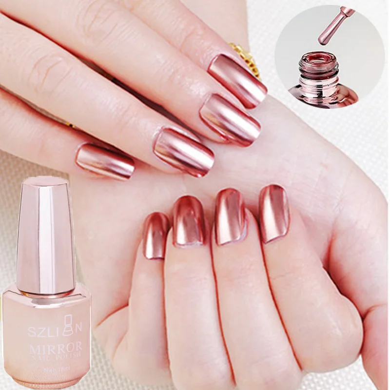 Mirror-Nail-Polish-12-Colors-Metallic-Mirror-Purple-Rose-Gold-Chrome ...
