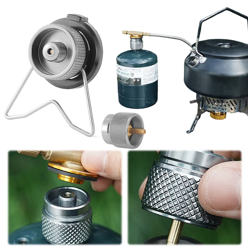2Pcs-Cassette-Gas-Cylinder-Converter-Butane-Adapter-with-Bracket-Gas ...