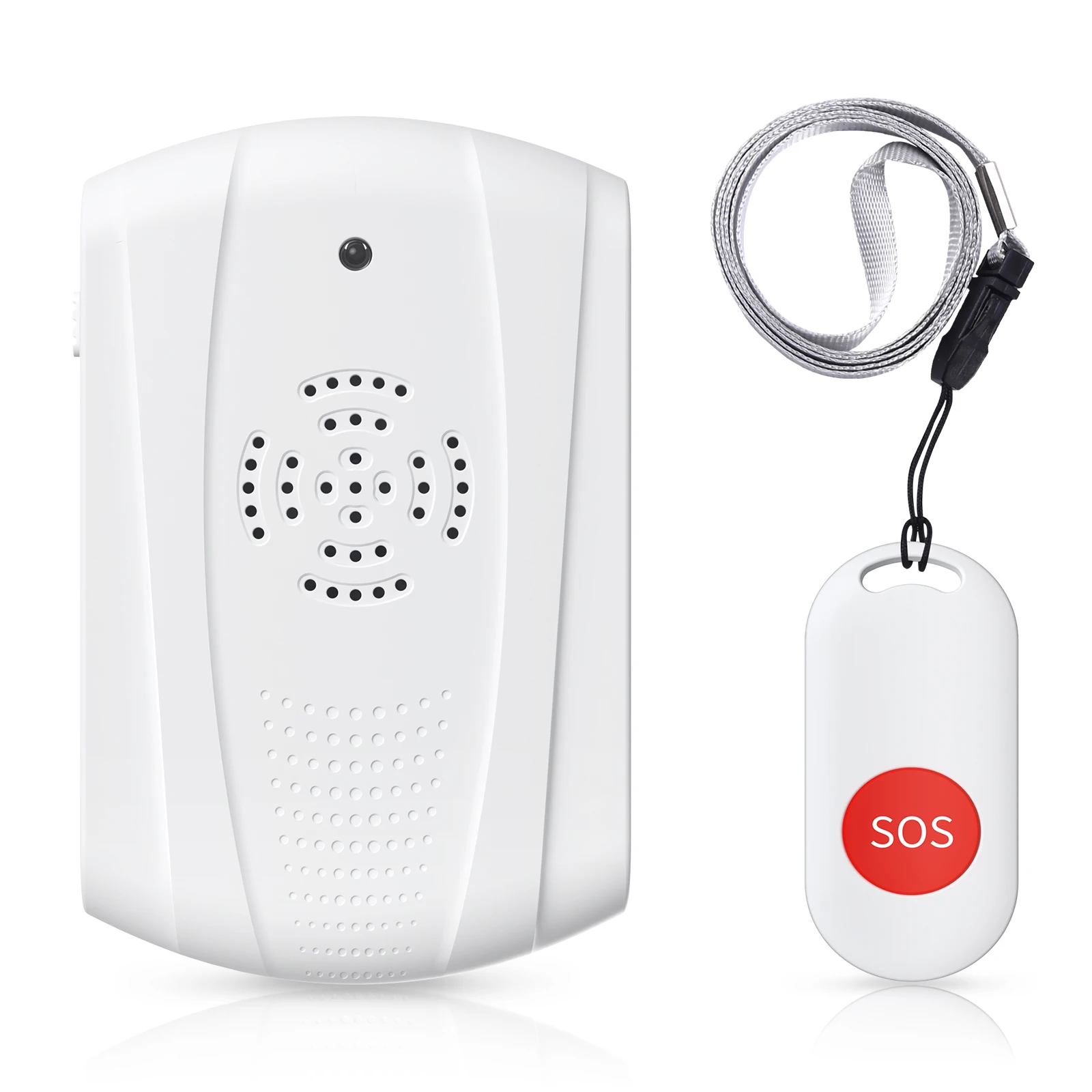 Panic-Button-Caregiver-Pager-Wireless-SOS-Call-Button-Nurse-Call-Alert ...