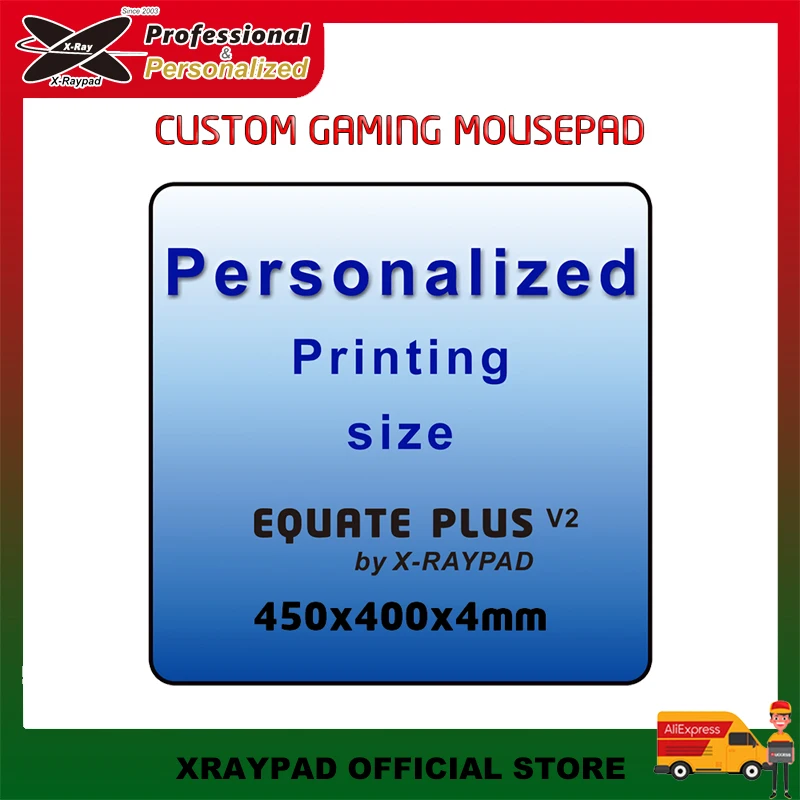 450x400x4mm-Custom-Xraypad-Equate-Plus-V2-Gaming-Mouse-Pads-by-X-raypad ...
