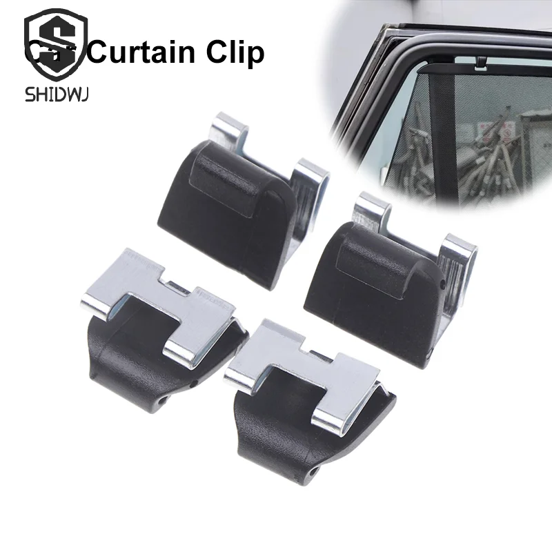 4Pcs/lot Curtain Clip Car Door Side For Megane 2 3 For Fluence Laguna 2 ...