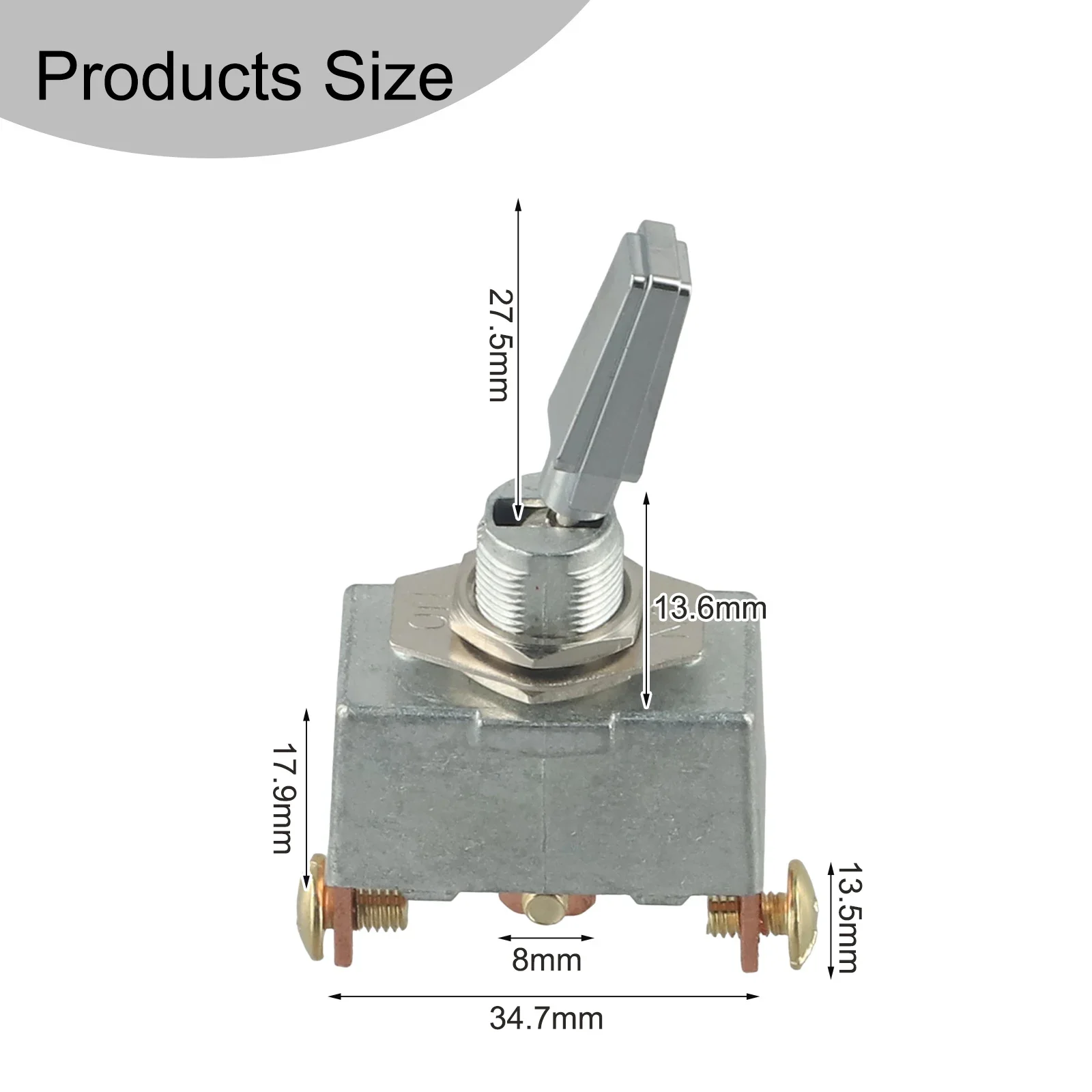 Toggle Switches 2-Pack 50A 12V - 3 Position ON/Off/ON Heavy Duty ...
