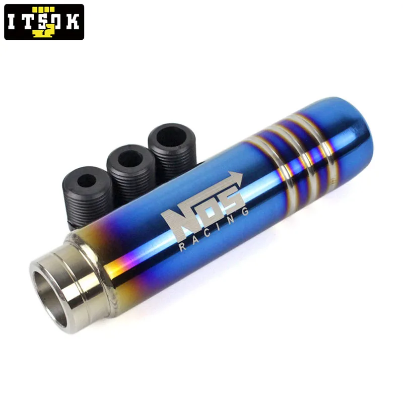 NOS-Stainless-Steel-Gear-Shift-Knob-13cm-Universal-Racing-High-Quality ...